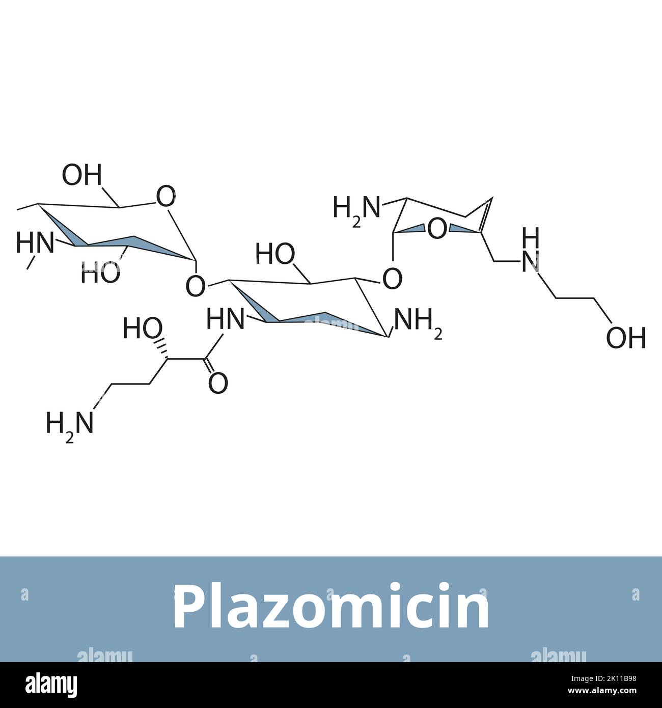 Plazomicin. Aminoglycoside antibiotic used to treat complicated urinary ...