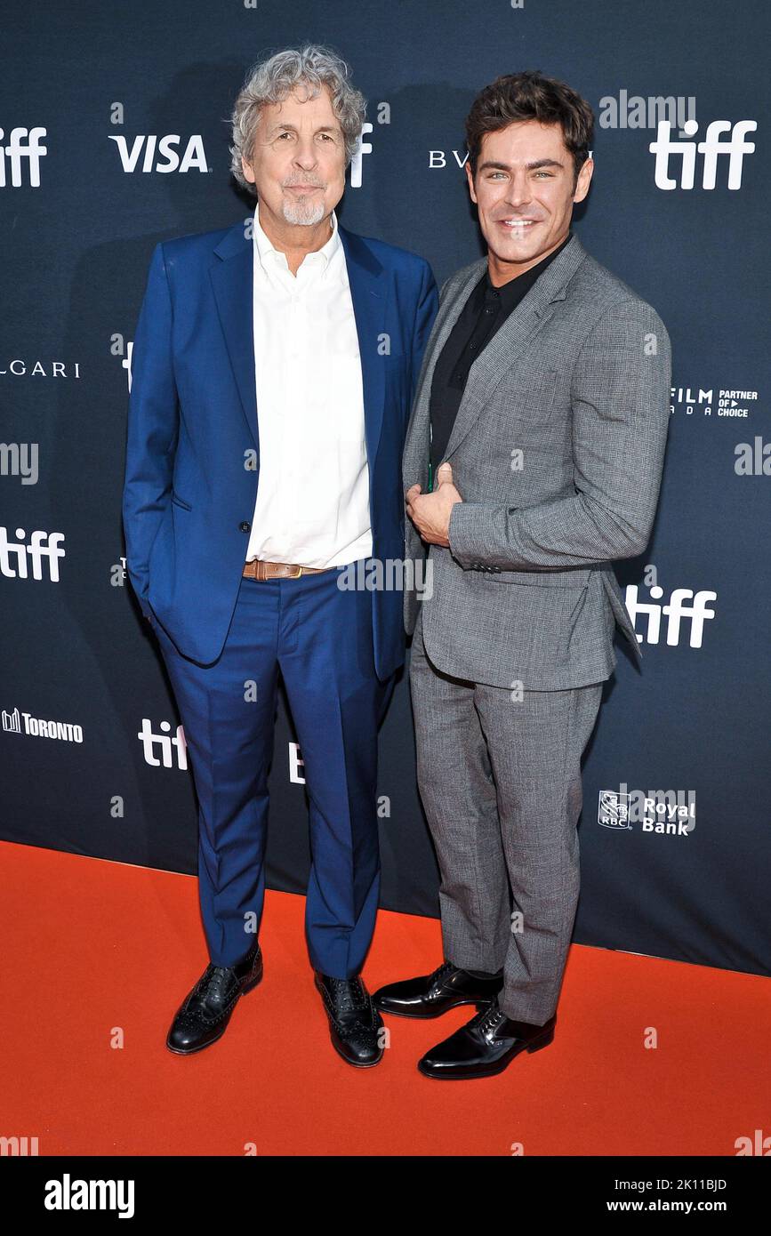 13 September 2022 - Toronto, Ontario, Canada - Peter Farrelly, Zac ...