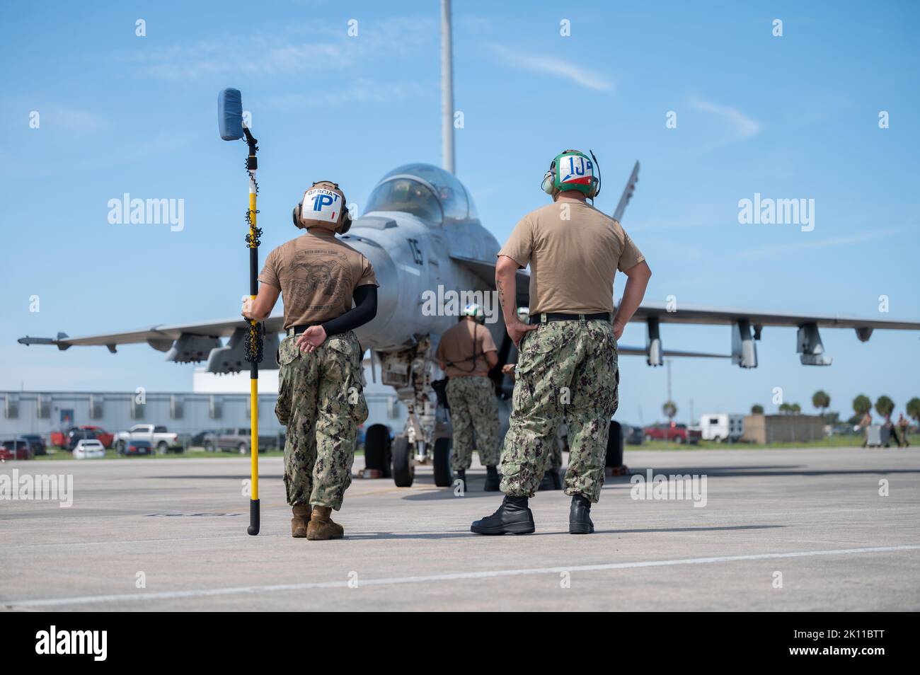 U.S. Sailors with Strike Fighter Squadron (VFA) 2, Naval Air Station ...