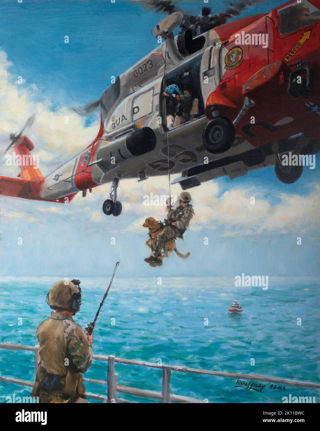 Vertical insertion with k9 hi-res stock photography and images - Alamy