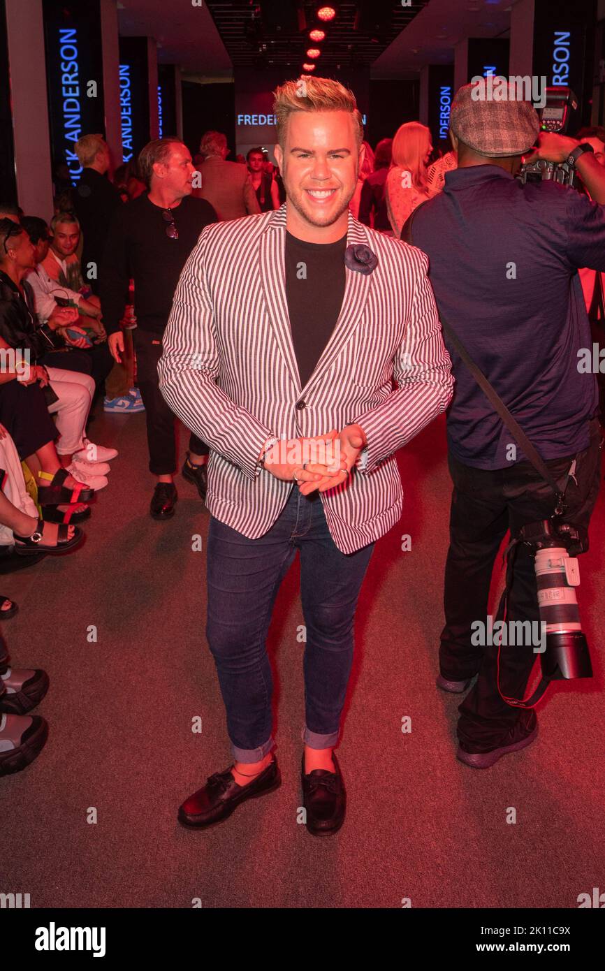Andrew Werner attends the Frederick Anderson NYFW SS23 Runway Show at ...