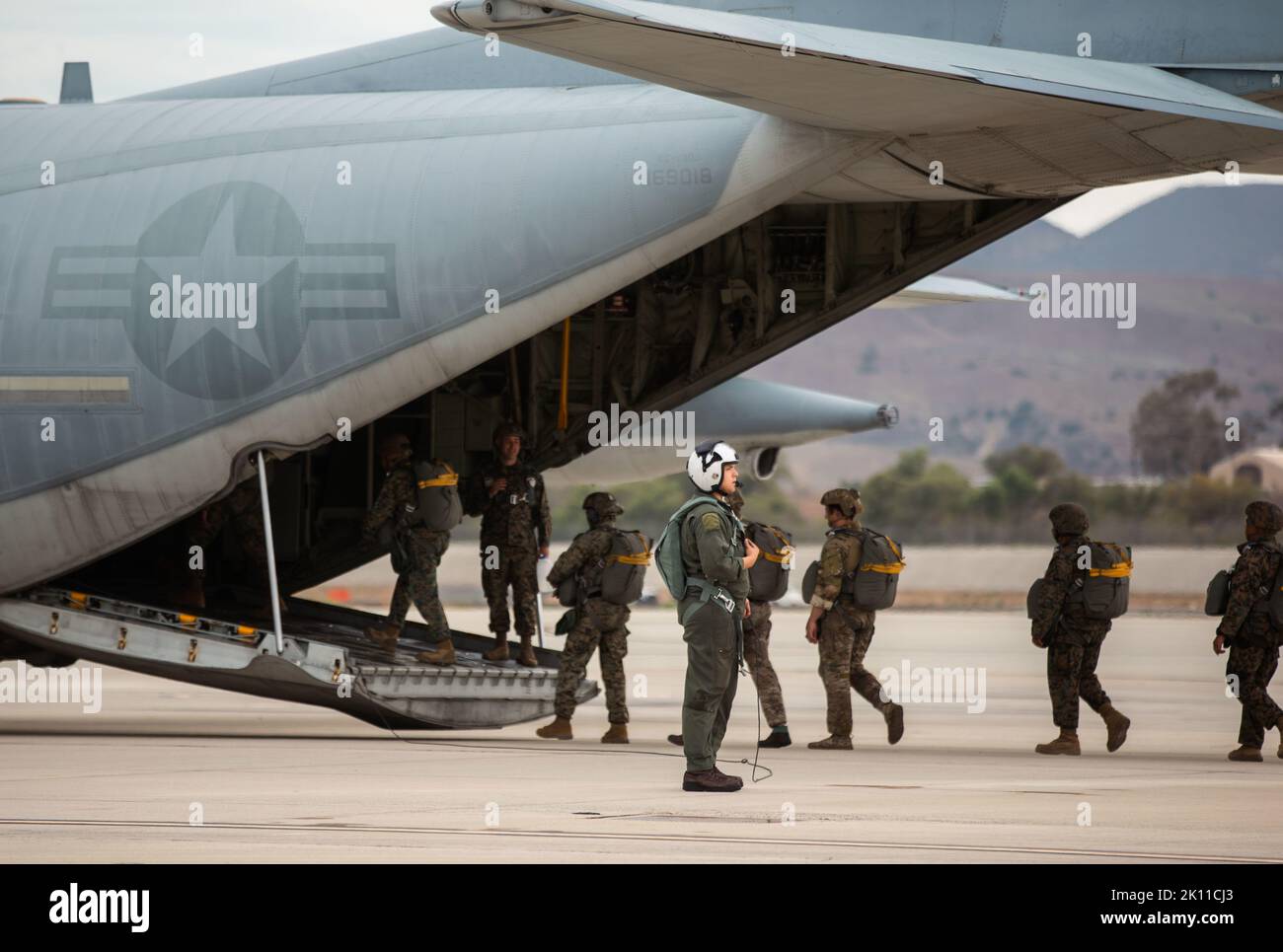 U.S. Marines with 3rd Air Naval Gunfire Liaison Company, Force ...