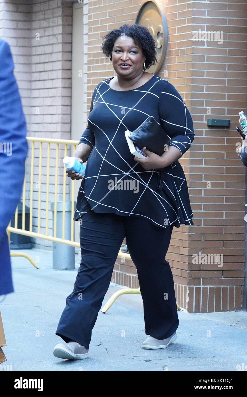 New York, NY, USA. 14th Sep, 2022. Stacey Abrams, THE VIEW out and ...