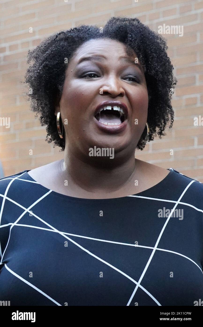 New York, NY, USA. 14th Sep, 2022. Stacey Abrams, THE VIEW out and ...