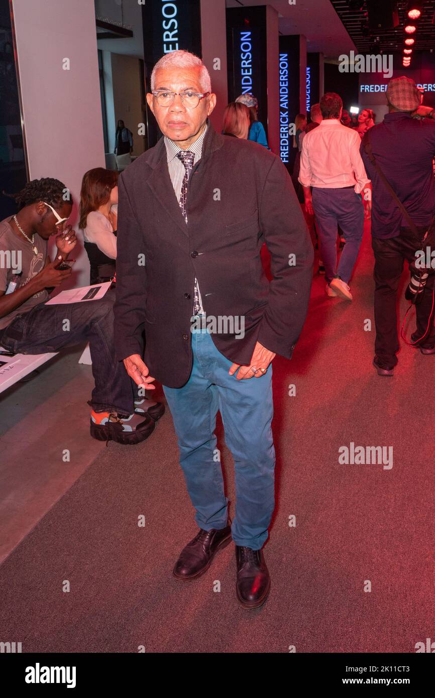 Freddie Leiba attends the Frederick Anderson NYFW SS23 Runway Show at ...