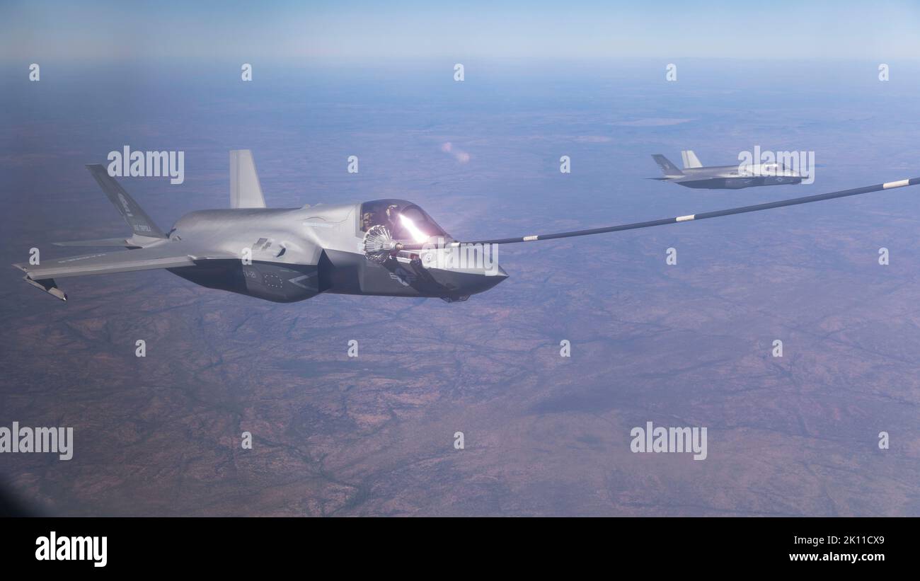 U.S. Marine Corps F-35B Lightning II aircraft with Marine Aircraft ...