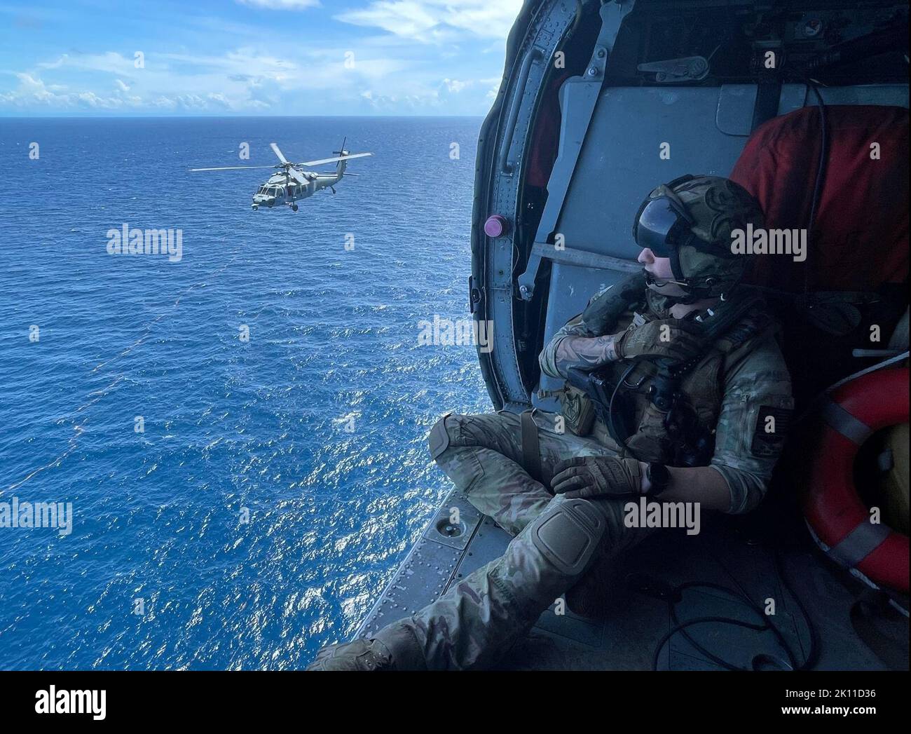 220910-N-N3764-2004 Caribbean Sea - (Sept. 10, 2022) — Naval Aircrewman ...