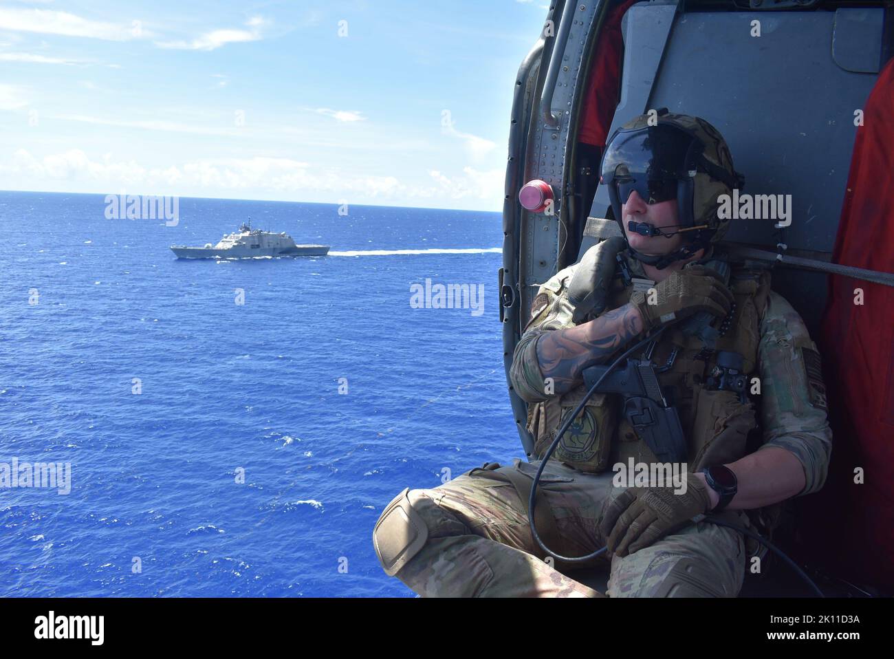 220910-N-N3764-2005 Caribbean Sea - (Sept. 10, 2022) — Naval Aircrewman ...