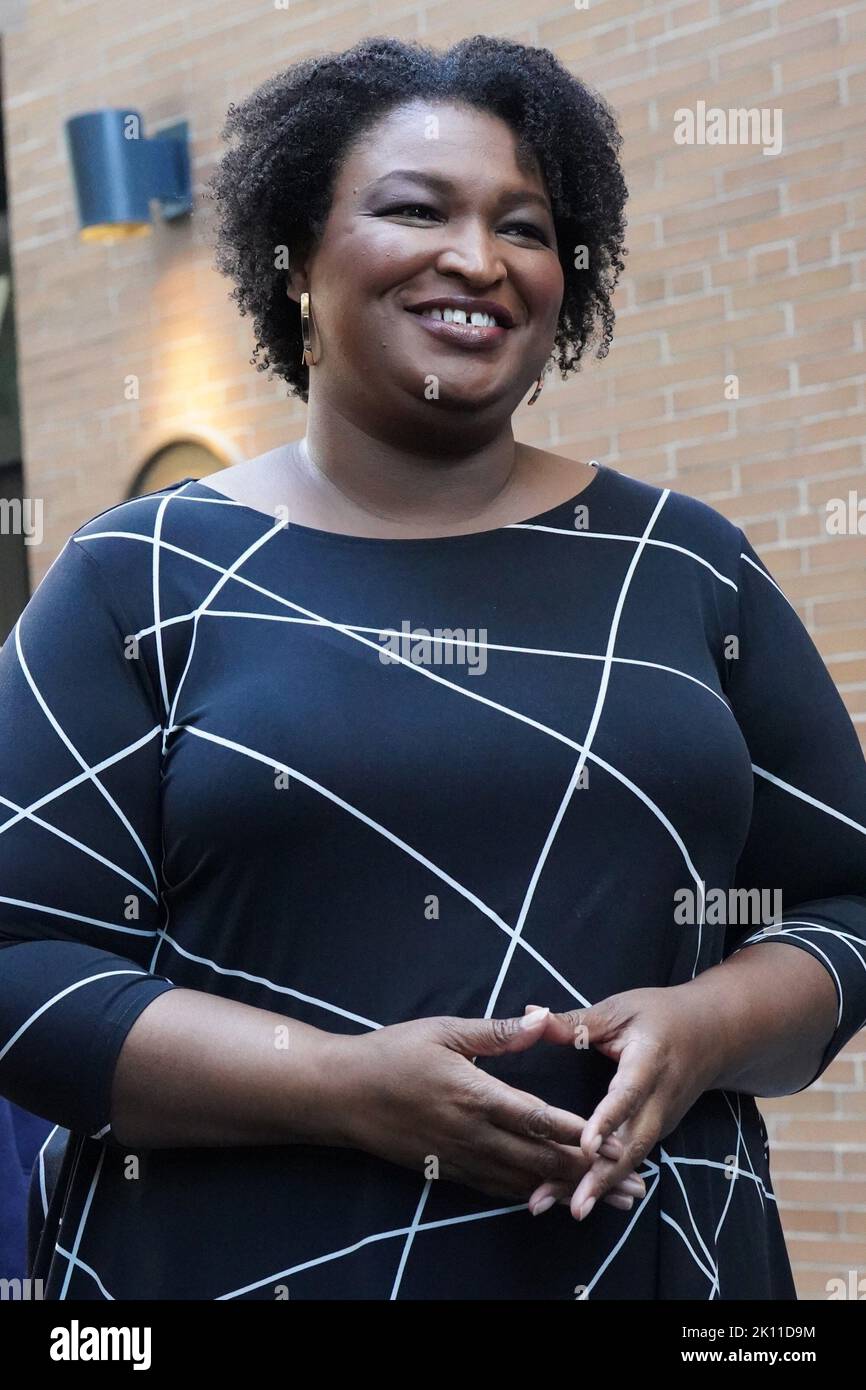 New York, NY, USA. 14th Sep, 2022. Stacey Abrams, THE VIEW out and ...