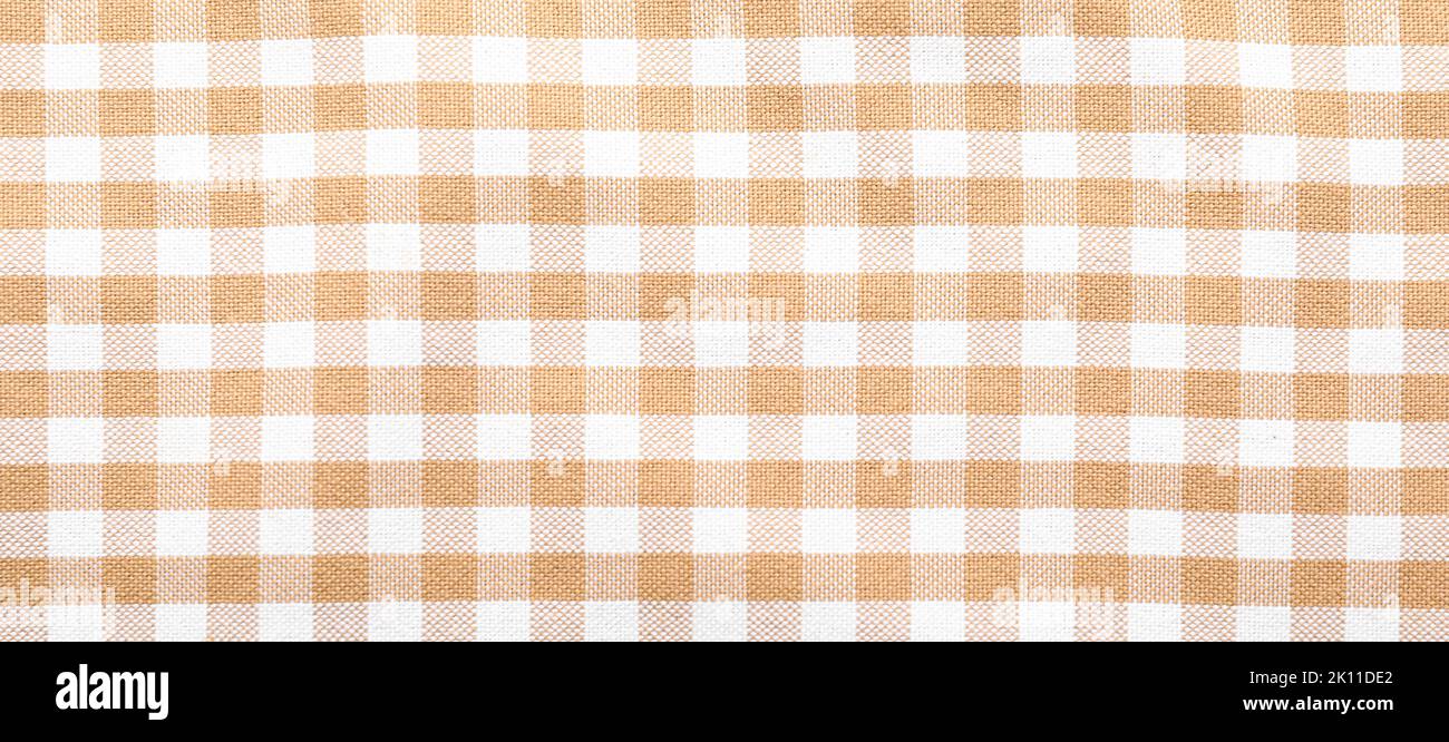 Texture of checkered fabric, top view Stock Photo - Alamy