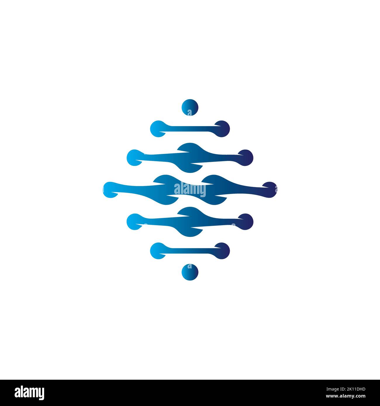 Best Technology Logo Design Template Creative Abstract Symbol Tech Company Vector Stock Vector