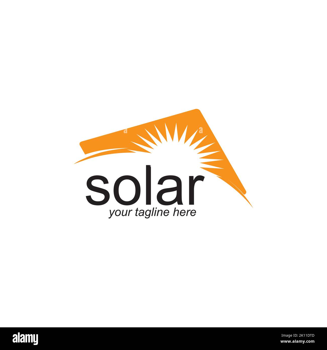 Sun solar panel logo design icon vector template Stock Vector Image ...
