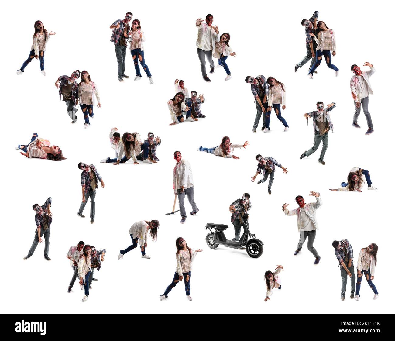 Female zombies Cut Out Stock Images & Pictures - Alamy