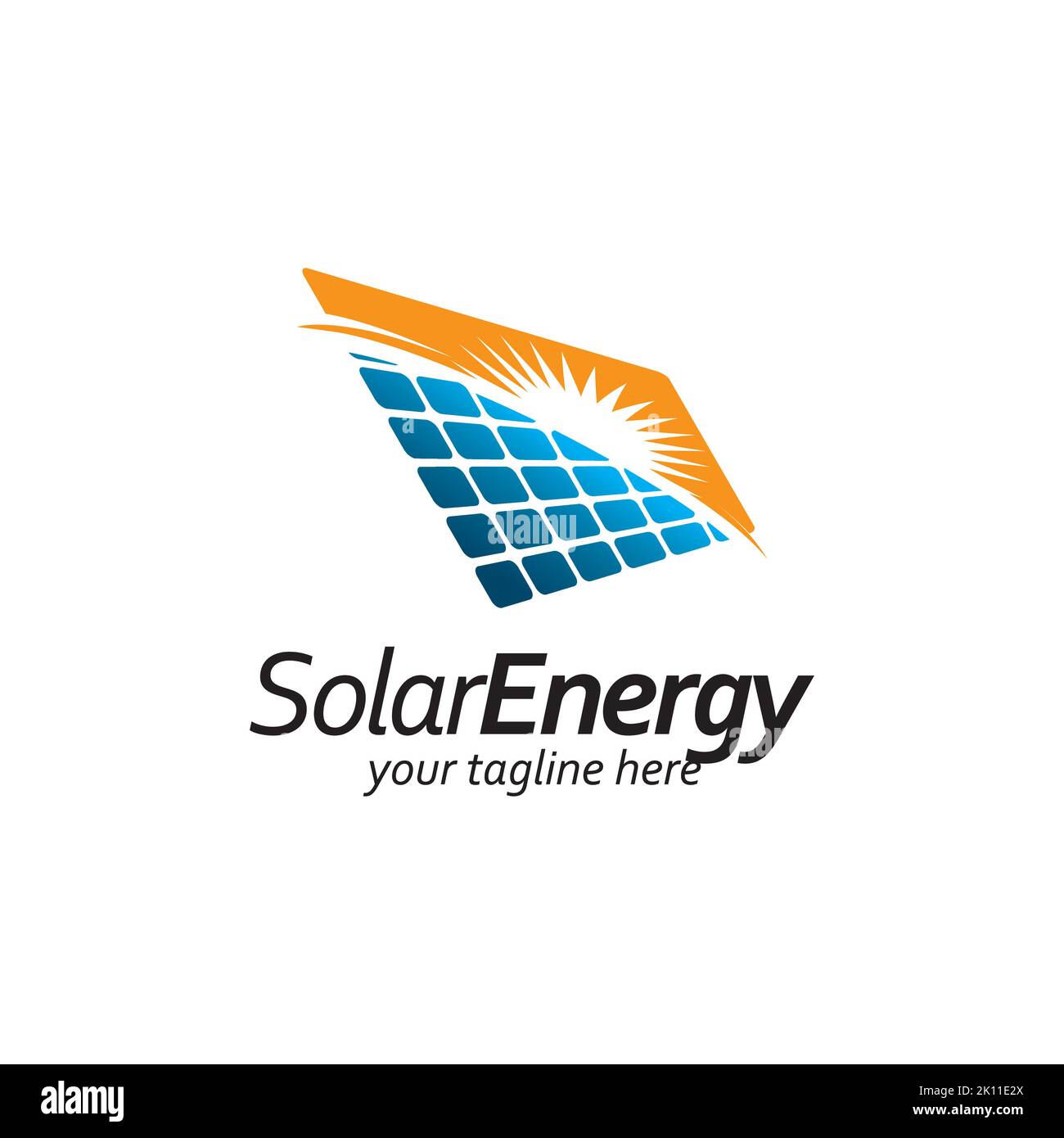 Sun solar panel logo design icon vector template Stock Vector Image ...