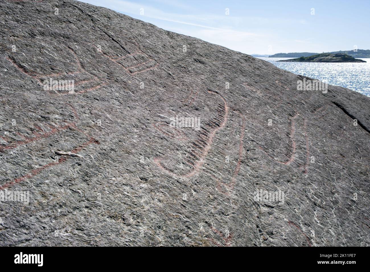 Wonderful landscapes in Norway. The Prehistoric Rock-Carvings at ...