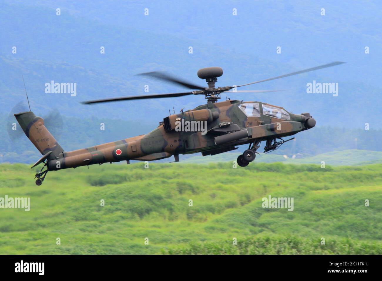 AH-64D Apache Longbow of JGSDF Stock Photo - Alamy