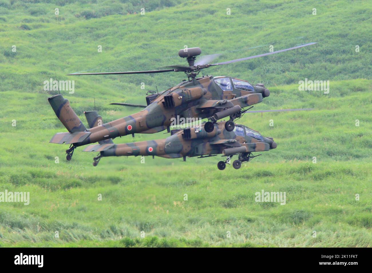 AH-64D Apache Longbow of JGSDF Stock Photo - Alamy