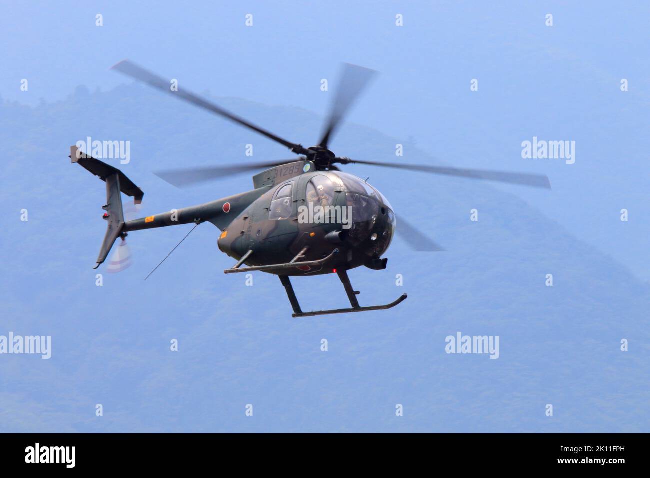 OH-6 Helicopter of JGSDF Stock Photo - Alamy