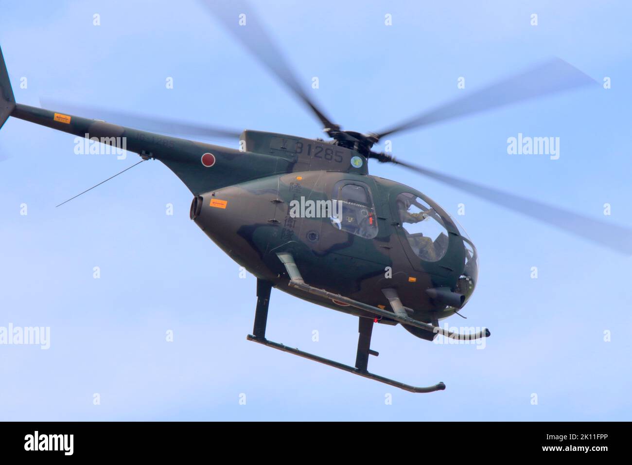 OH-6 Helicopter of JGSDF Stock Photo - Alamy