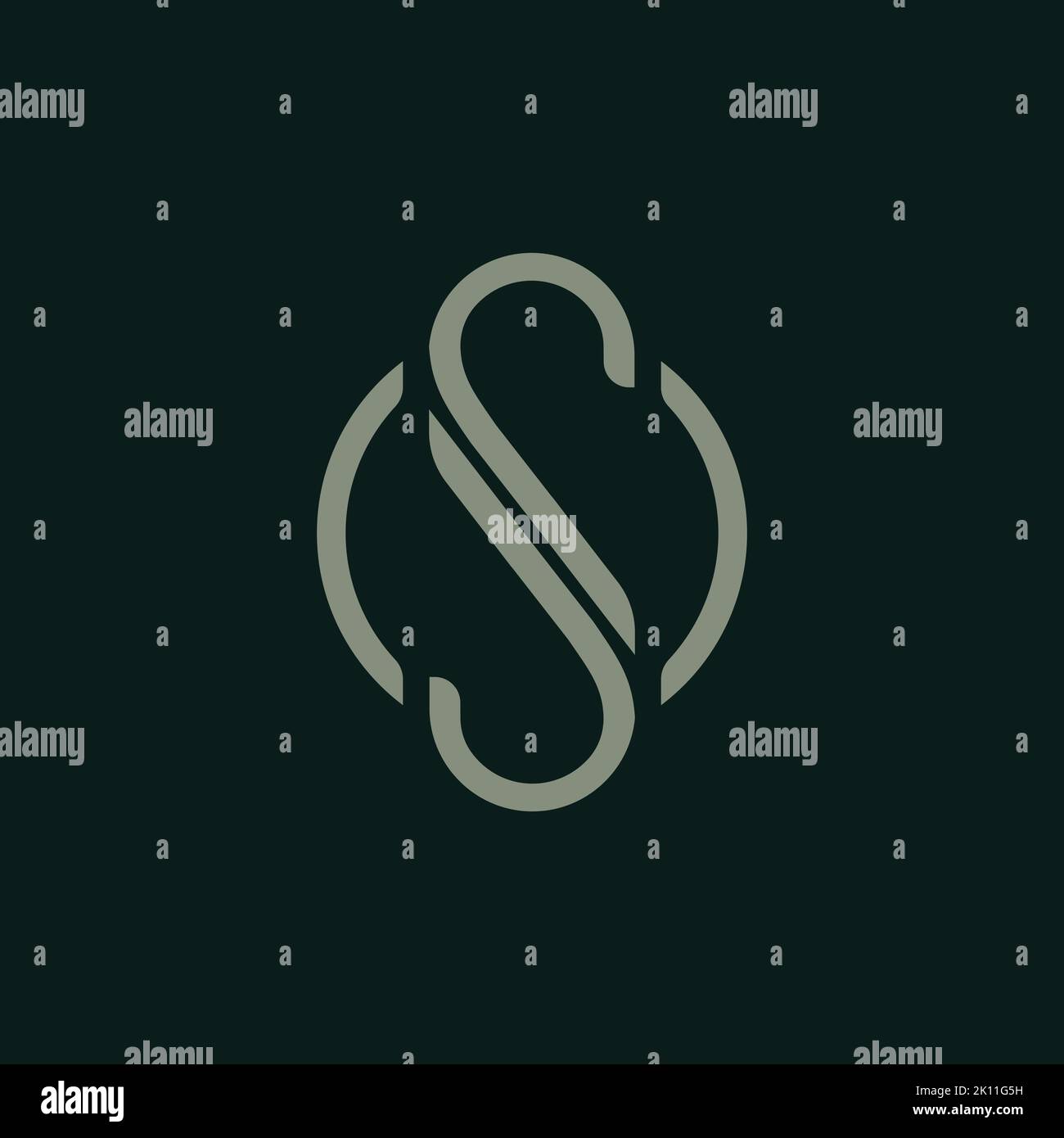 initial letter S logo design template. Creative letter S for business company symbol Stock ...