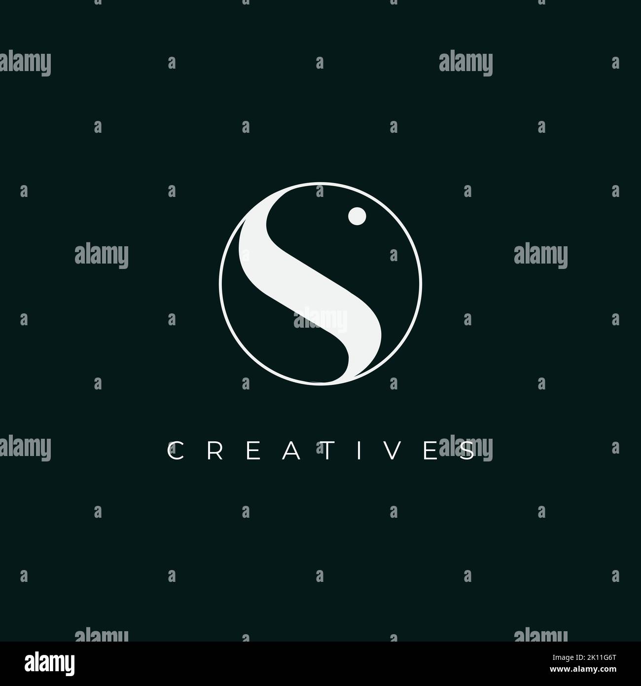 initial letter S logo design template. Creative letter S for business company symbol Stock ...