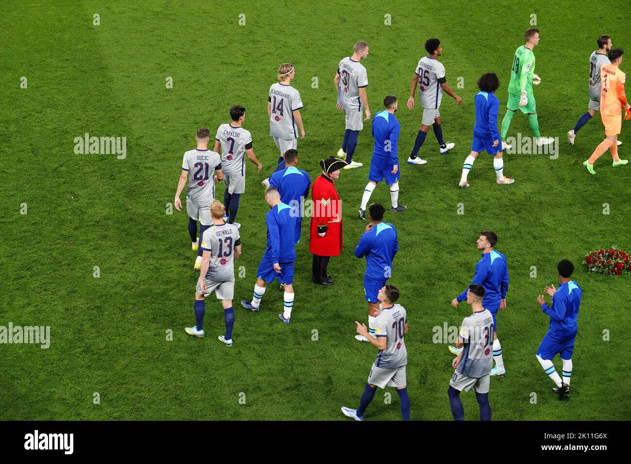 Chelsea, London, UK. 14th Sep, 2022. Chelsea Pensioners from the local ...