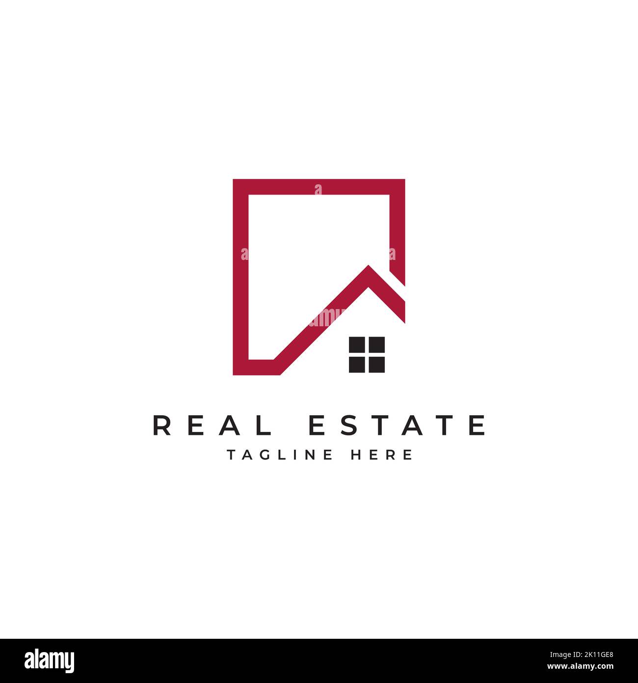 Real estate logo design. roof symbol vector Stock Vector Image & Art ... Real estate logo design. roof symbol vector Stock Vector Image & Art ...