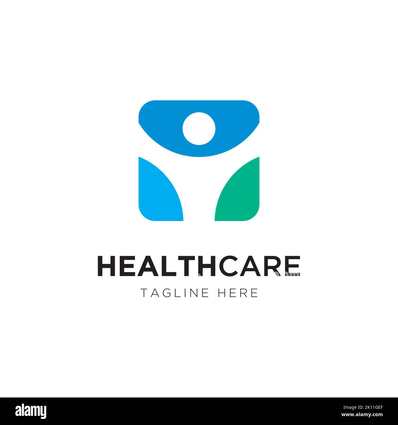 Healthcare logo design. human symbol vector template. Creative icon for ...