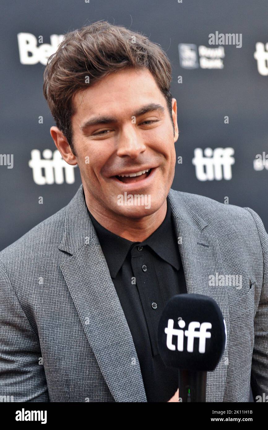 13 September 2022 - Toronto, Ontario, Canada - Zac Efron. 2022 Toronto ...