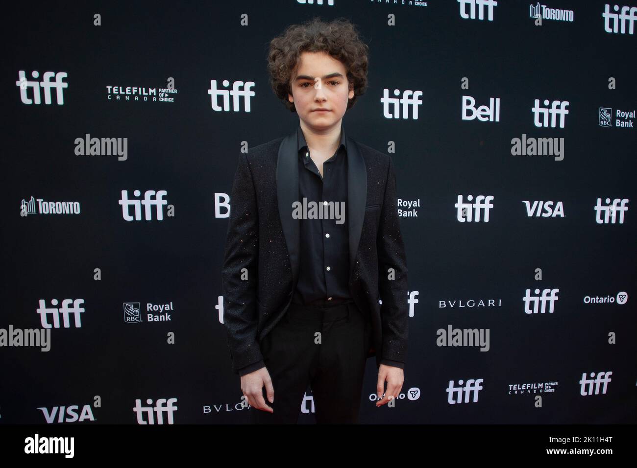 Toronto, Canada. 14th September, 2022. Chris Convery arrives on the red ...