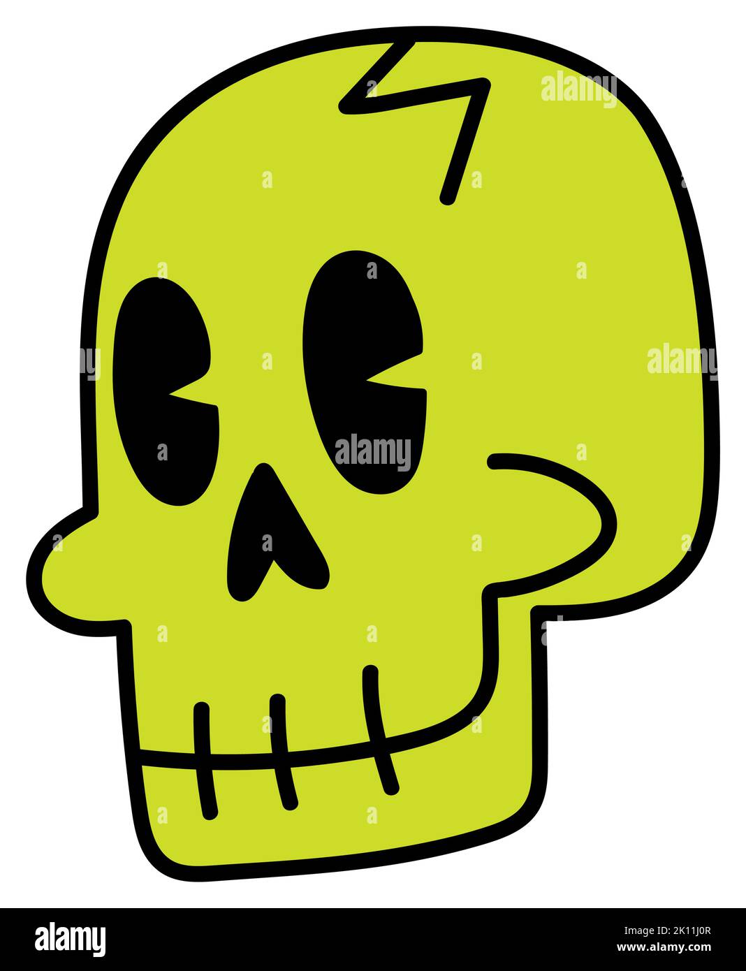 Isolated groovy skull emote icon Vector Stock Vector Image & Art - Alamy
