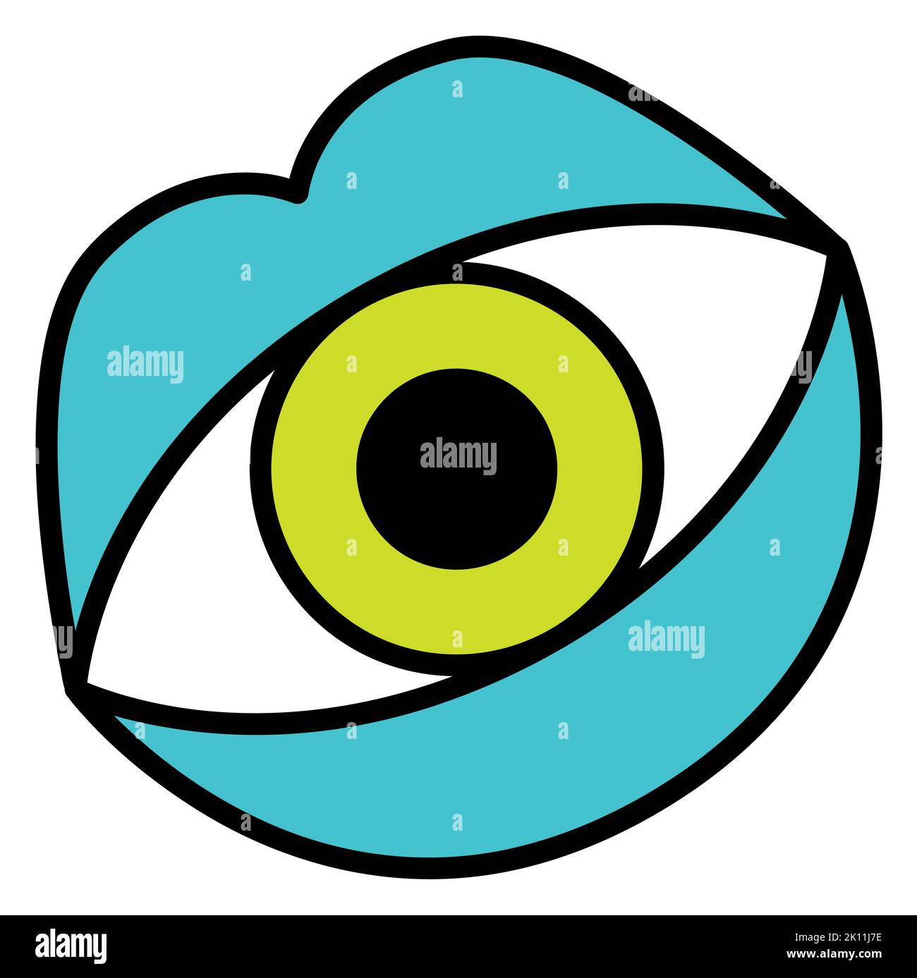 Graffiti eye Stock Vector Images - Alamy