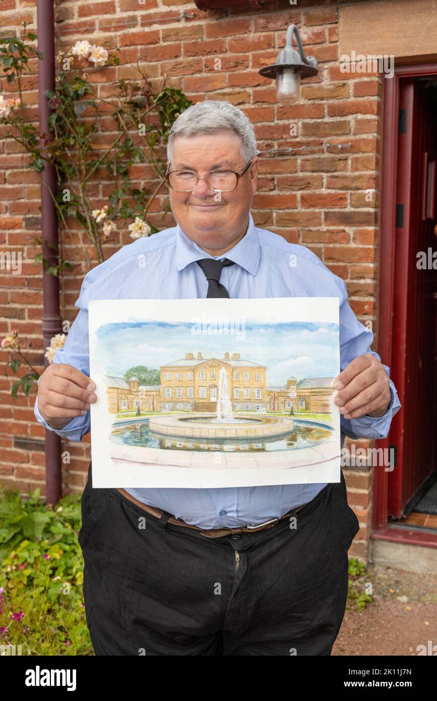 James Menhams of ‘Things Tae Dae’ at the Queen Elizabeth walled garden ...