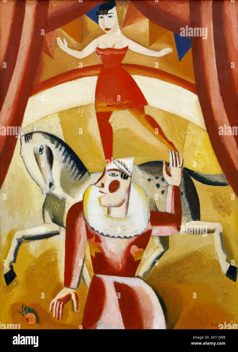 Gustave De Smet - The Circus Stock Photo - Alamy