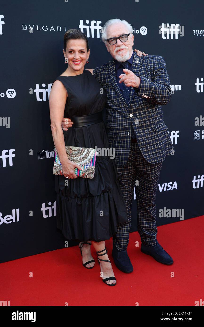 Toronto, ON. 14th Sep, 2022. Nicole Cox, Brian Cox at arrivals for ...