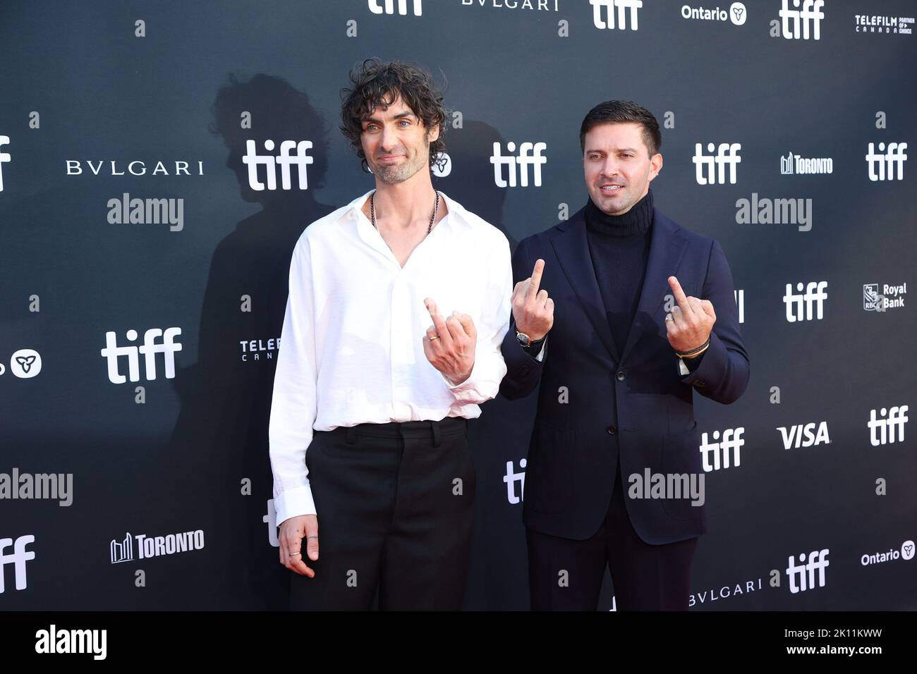 Toronto, ON. 14th Sep, 2022. Tyson Ritter, Jonathan Rosenthal at ...