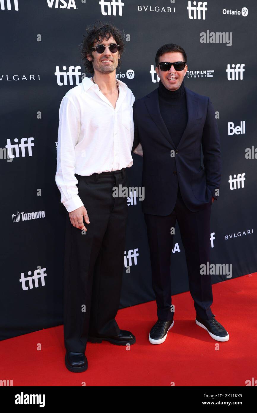 Toronto, ON. 14th Sep, 2022. Tyson Ritter, Jonathan Rosenthal at ...