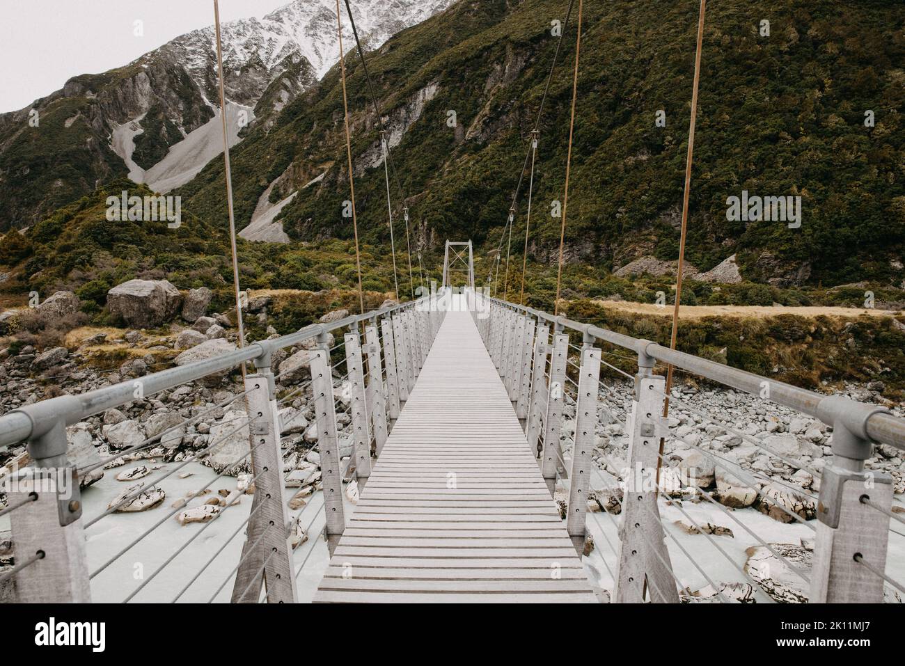 New Zealand Mount Cook. Hooker valley track Stock Photo - Alamy
