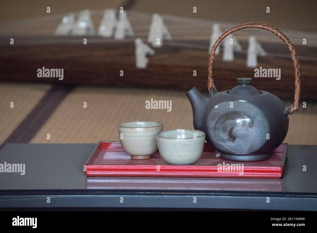 image of the traditional japanese tea ceremony Stock Photo - Alamy
