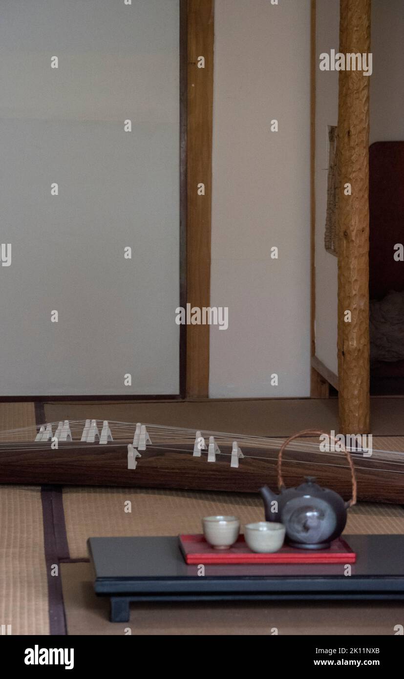 image of the traditional japanese tea ceremony Stock Photo - Alamy