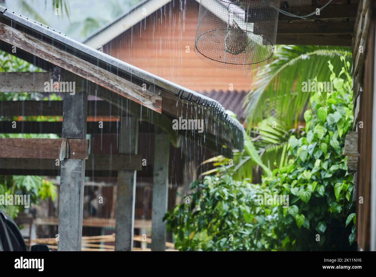 Rainy season in rural scene Stock Photo - Alamy