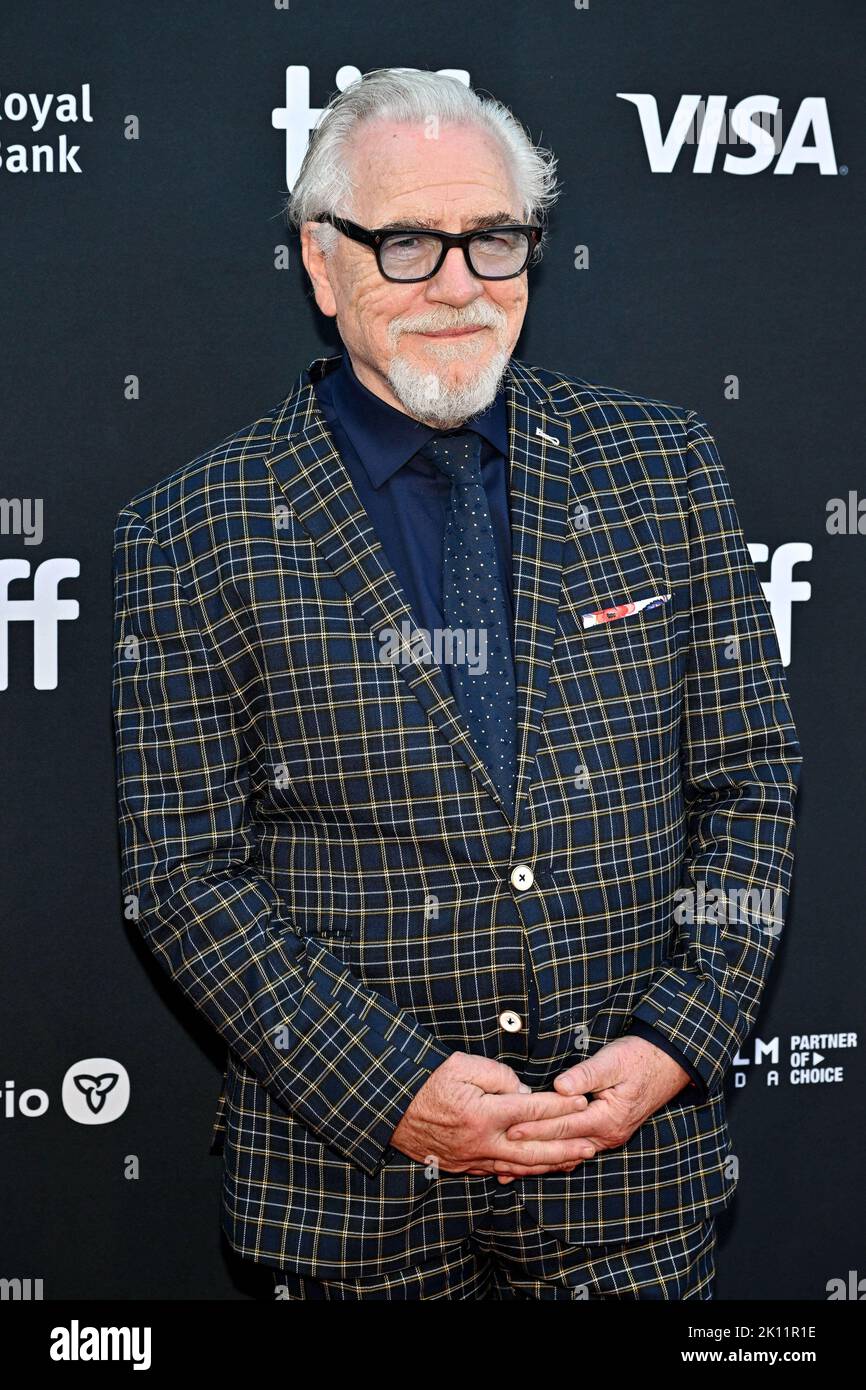 Toronto, Canada. 14th Sep, 2022. Brian Cox attends the screening of the ...