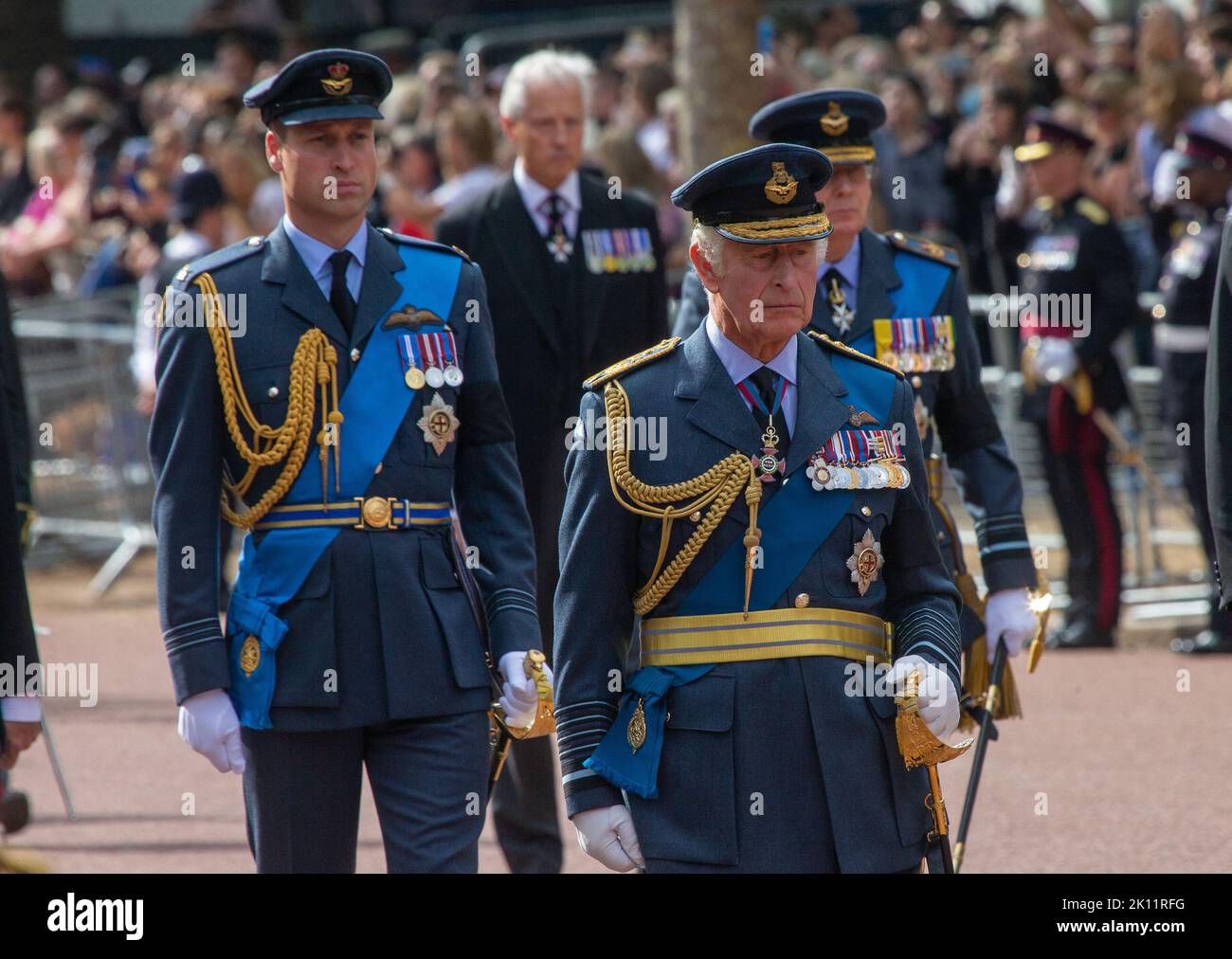 London, England, UK. 14th Sep, 2022. Coffin of Queen Elizabeth II ...