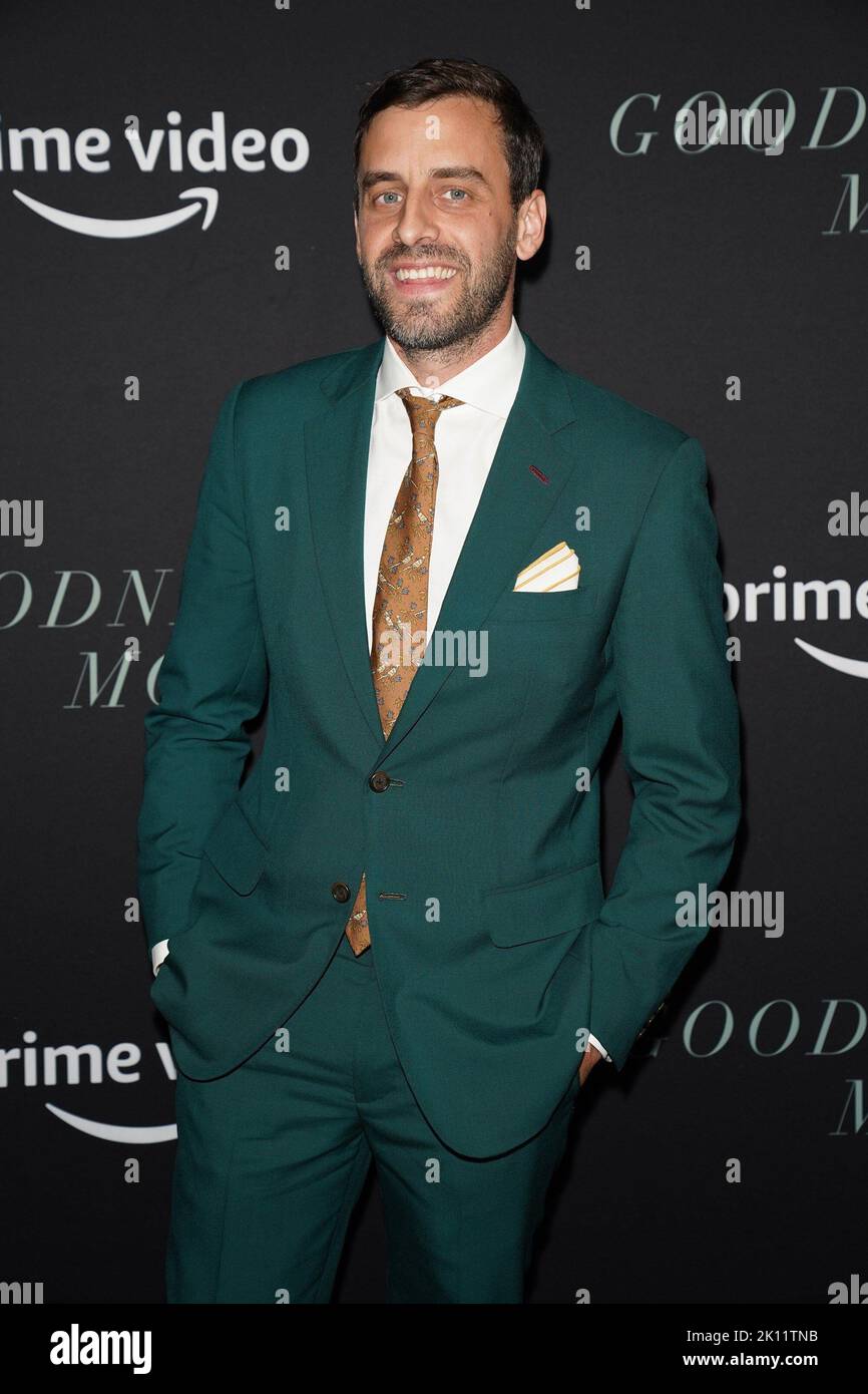 New York, NY, USA. 14th Sep, 2022. Matt Sobel at arrivals for GOODNIGHT ...