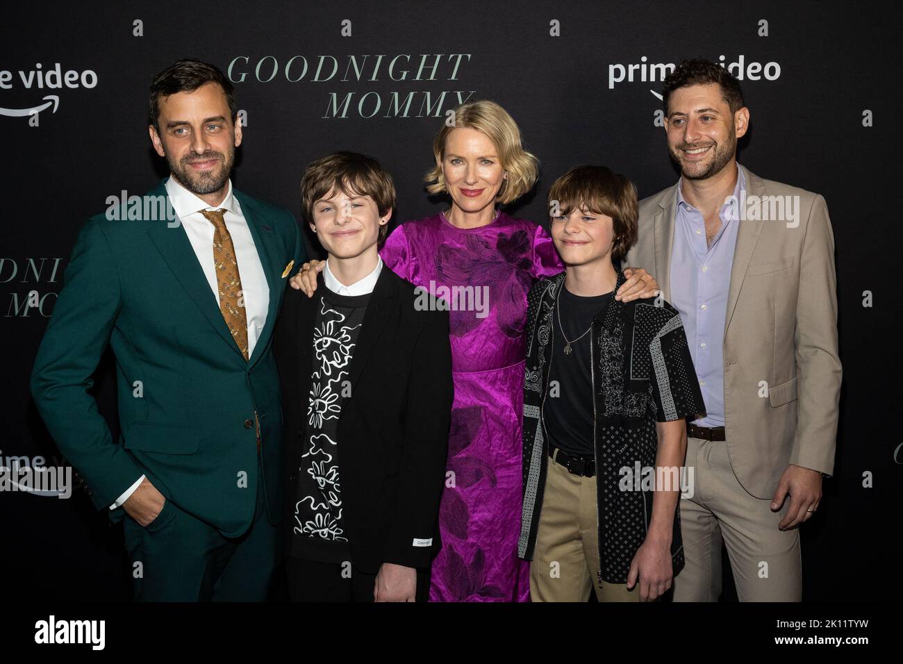 New York, USA. 14th Sep, 2022. (L-R) Matt Sobel, Cameron Crovetti ...
