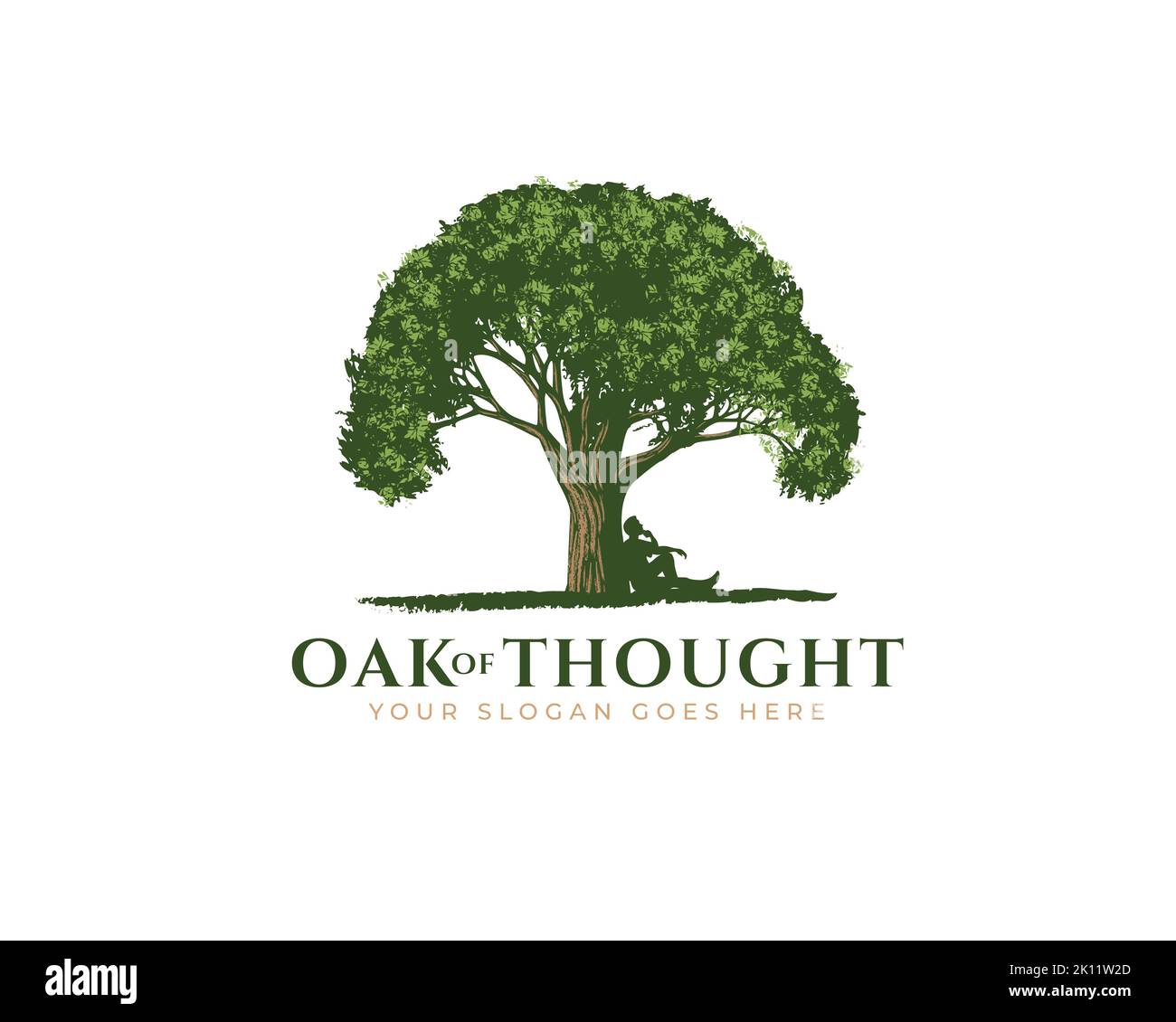 Contemplation loneliness Stock Vector Images - Alamy