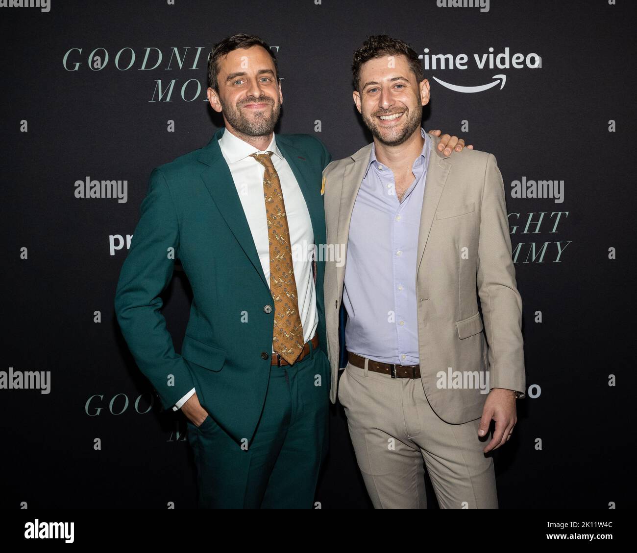 Matt Sobel and Kyle Warren attend the NYC premiere of “Goodnight Mommy” at The Metrograph in New ...