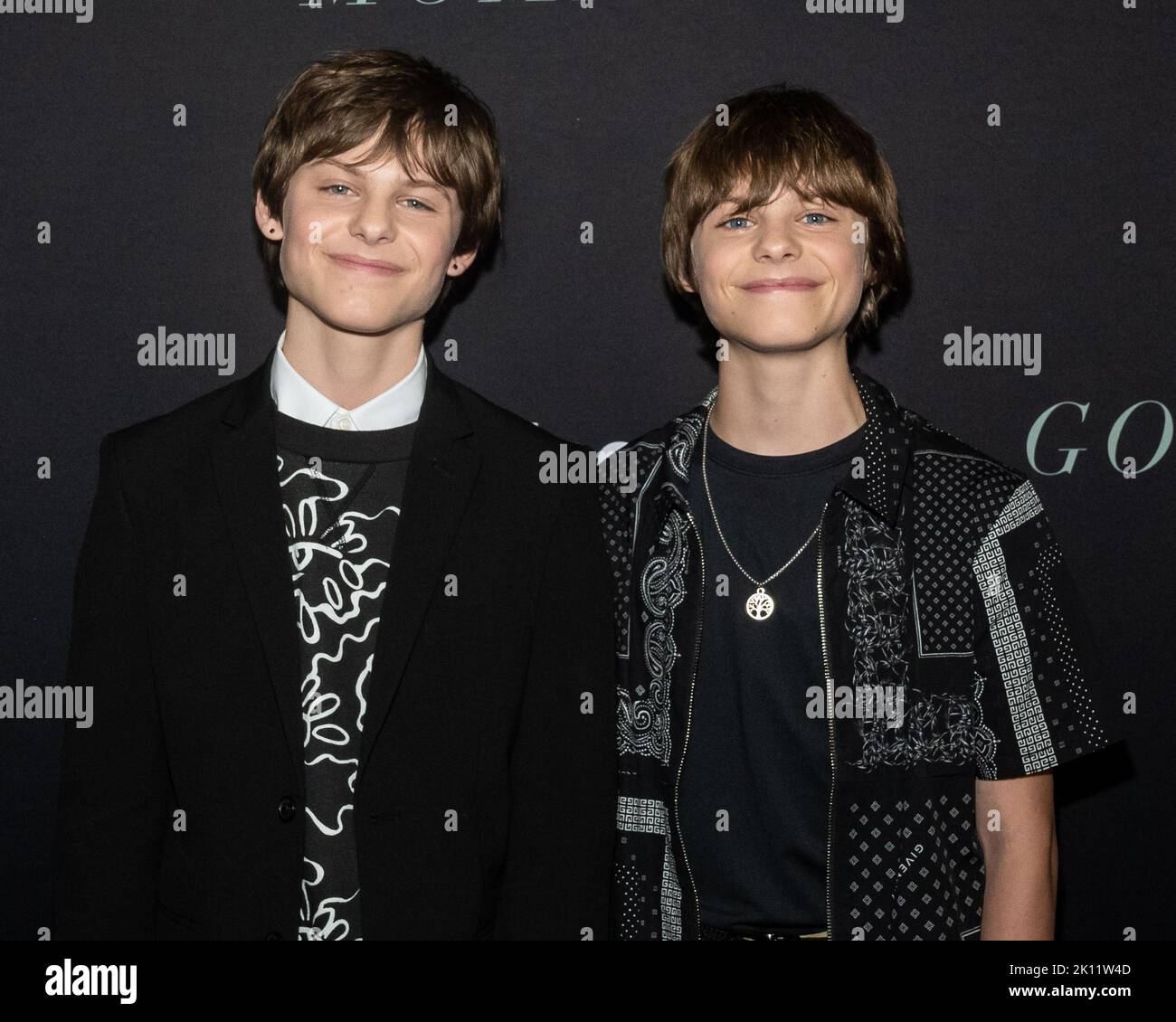 Cameron and Nicholas Crovetti attend the NYC premiere of “Goodnight ...