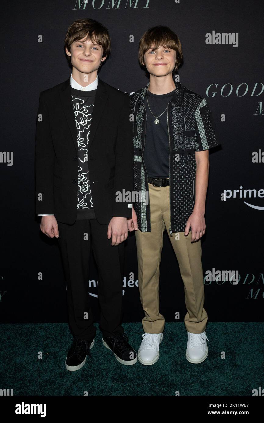 Cameron and Nicholas Crovetti attend the NYC premiere of “Goodnight ...