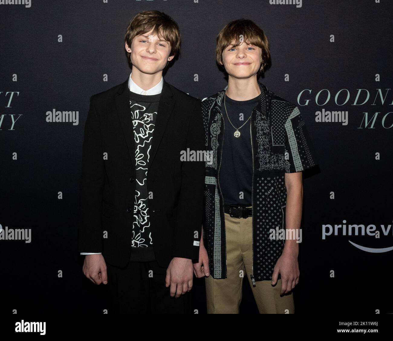 Cameron and Nicholas Crovetti attend the NYC premiere of “Goodnight ...